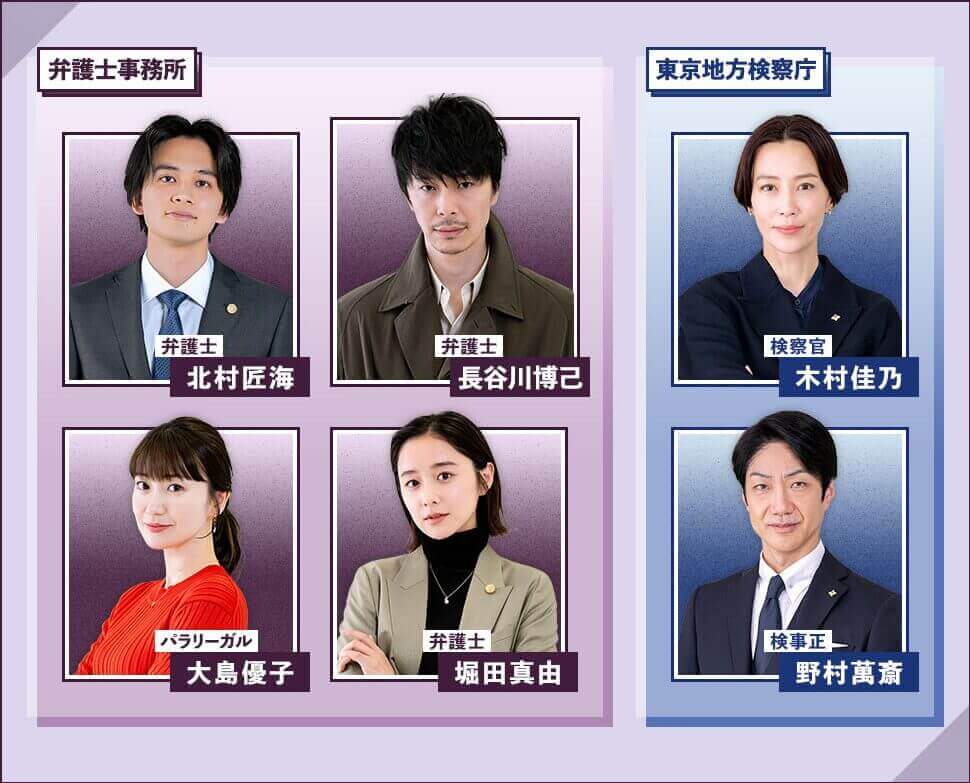 日曜劇場【アンチヒーロー】のキャスト一覧と相関図│長谷川博己がダークヒーローの弁護士に！ | 【dorama9】