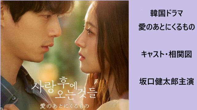韓国ドラマ【愛のあとにくるもの】キャストと相関図！坂口健太郎が実写化で純愛男に！ | dorama9