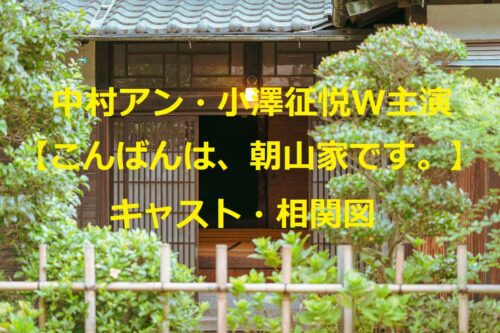 ドラマ【こんばんは、朝山家です。】キャスト＆相関図！中村アン・小澤征悦のW主演！ | dorama9